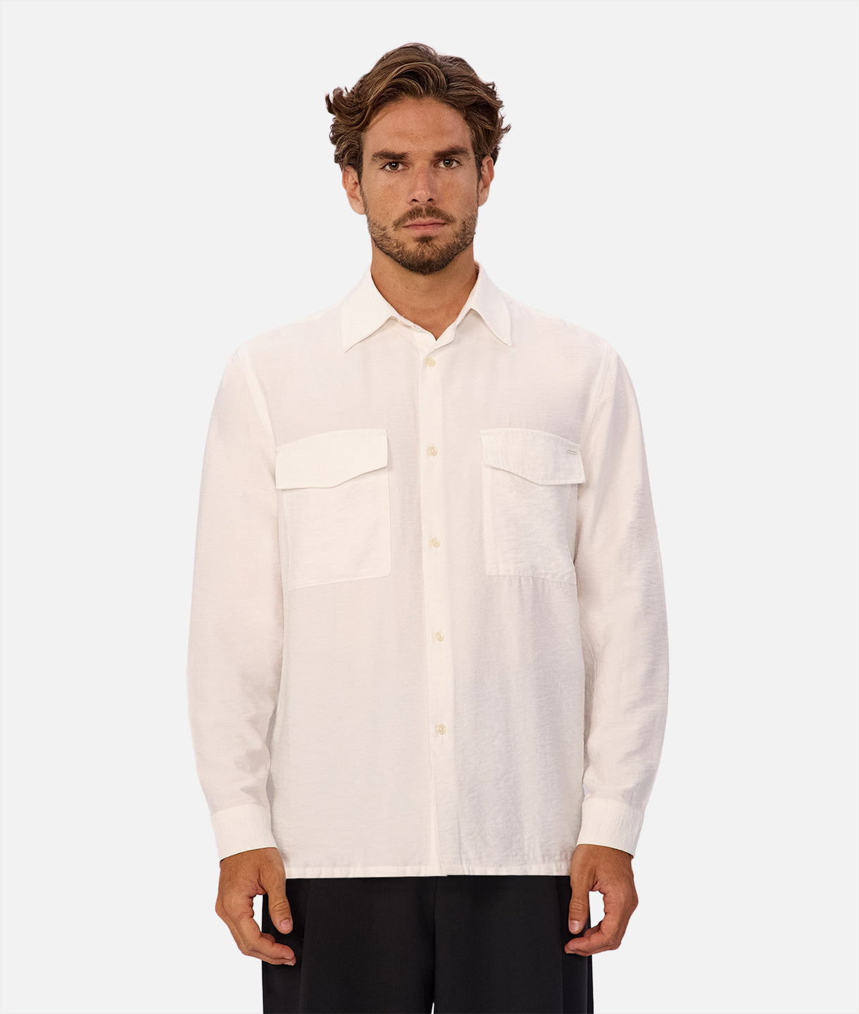 The Campiano Long Sleeve Shirt - Off White – Industrie US