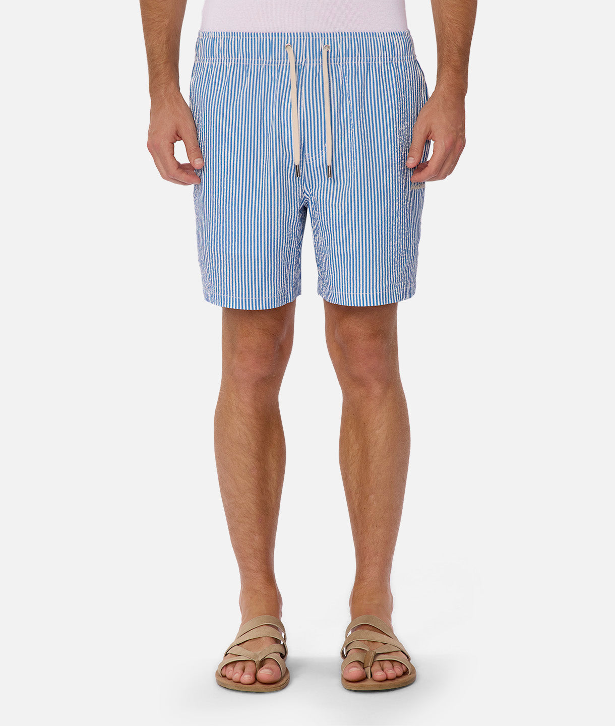 The Coressia Swim Trunk - Royal White – Industrie US